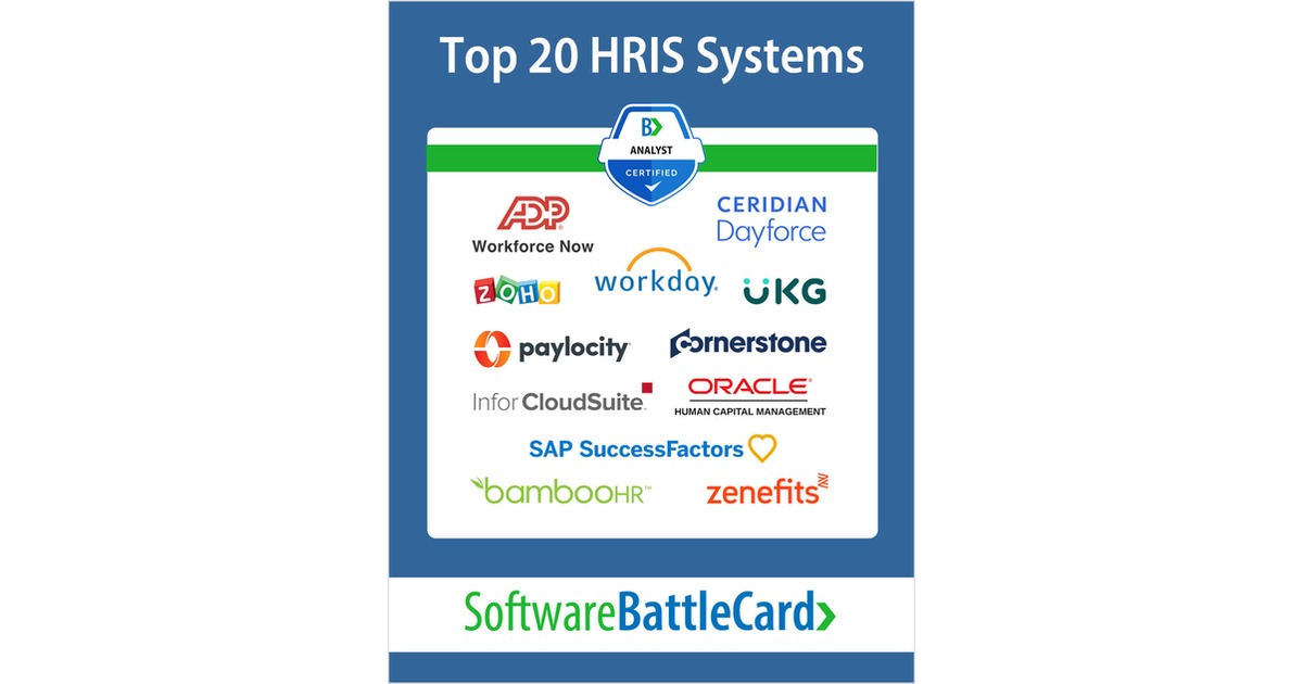 Top 20 HRIS Systems BattleCard 2025: Ceridian Dayforce HCM vs ...