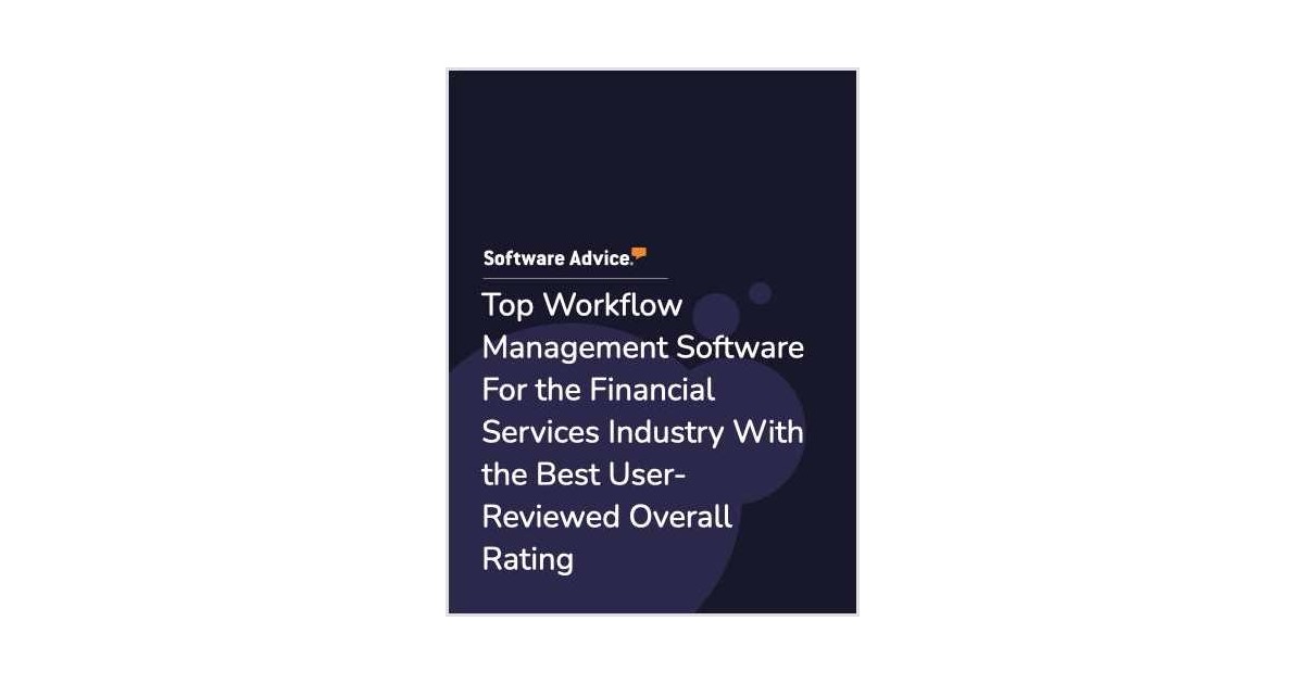 Top Workflow Management Software For the Financial Services Industry ...