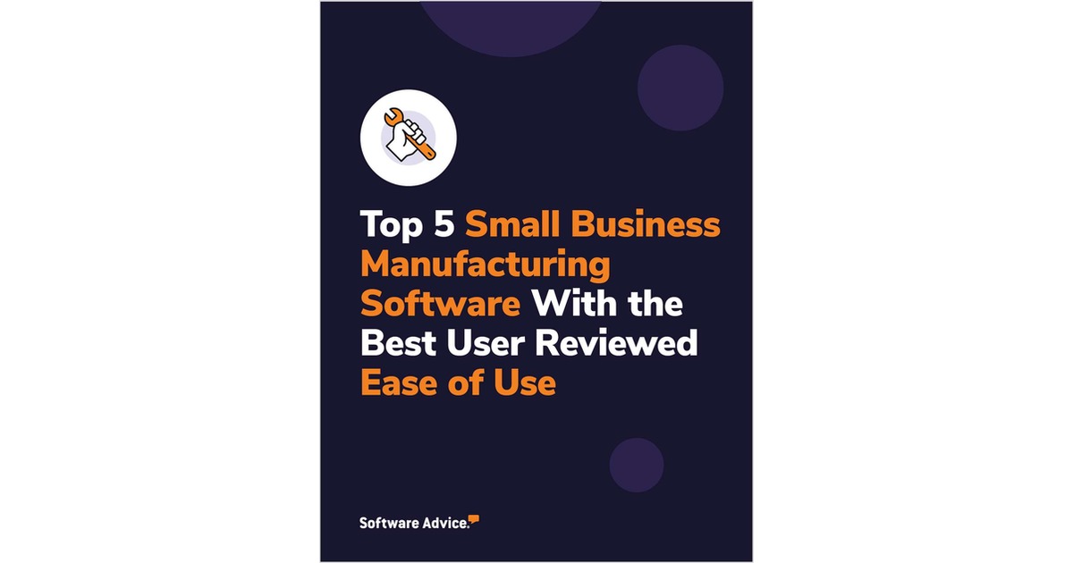 Top 5 Small Business Manufacturing Software With the Best User Reviewed ...