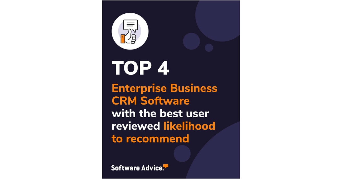 Top 4 Enterprise Business CRM Software With the Best User Reviewed ...