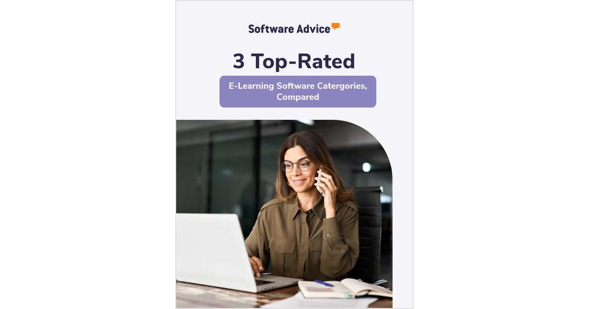 3 Top-Rated E-Learning Software Categories Compared Free Report