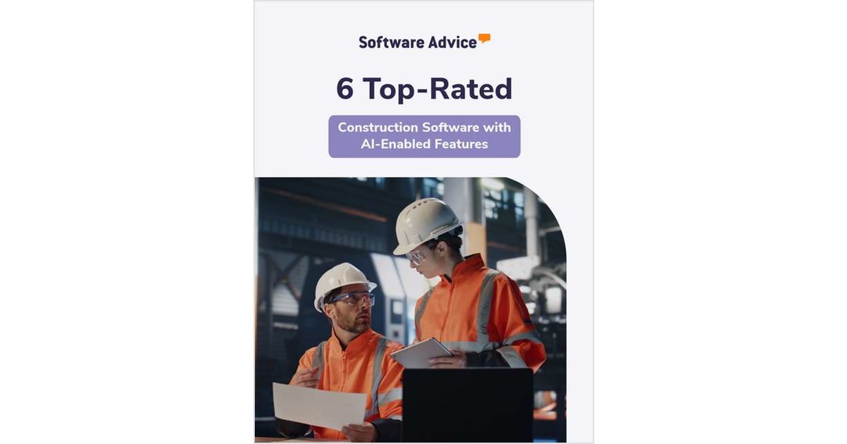6 Top-Rated Construction Software with AI-Enabled Features, Free ...