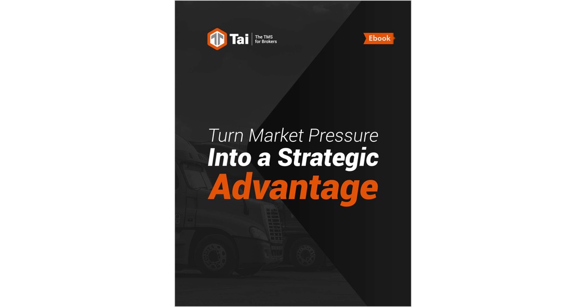Turn Market Pressure Into a Strategic Advantage, Free Tai Software eBook
