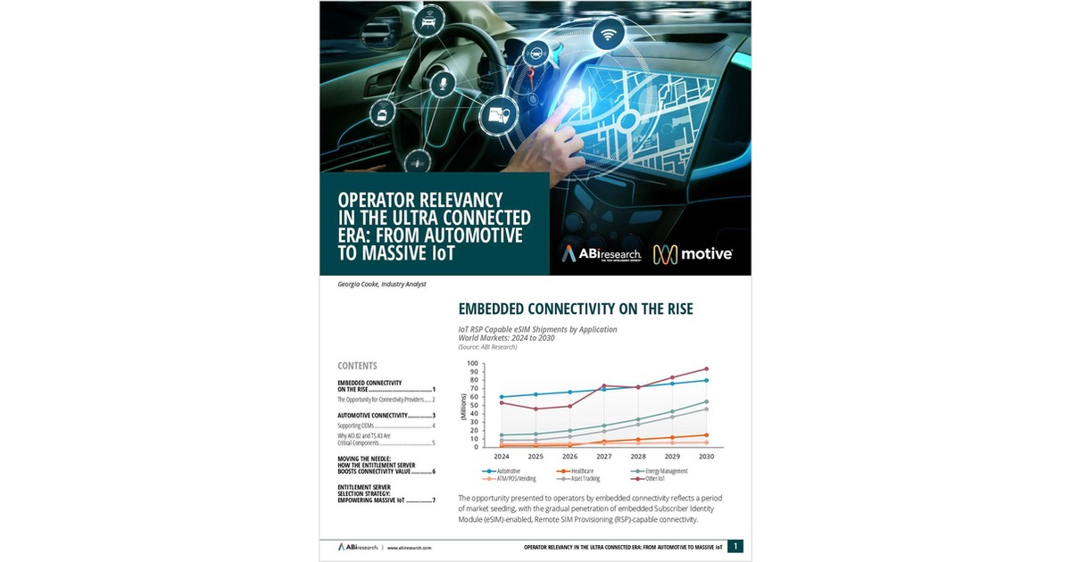 Operator Relevancy In The Ultra Connected Era: From Automotive to ...