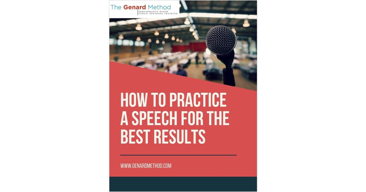 How to Practice a Speech for the Best Results Free Tips and Tricks Guide