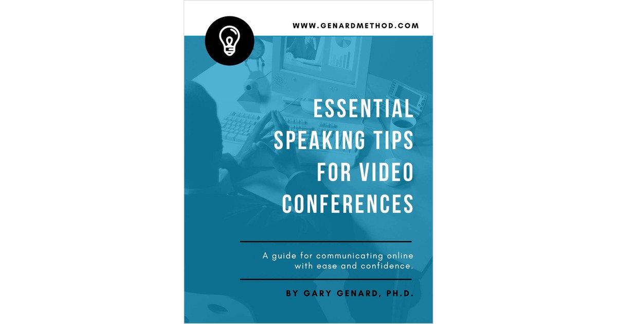 Essential Speaking Tips for Video Conferences Free eGuide