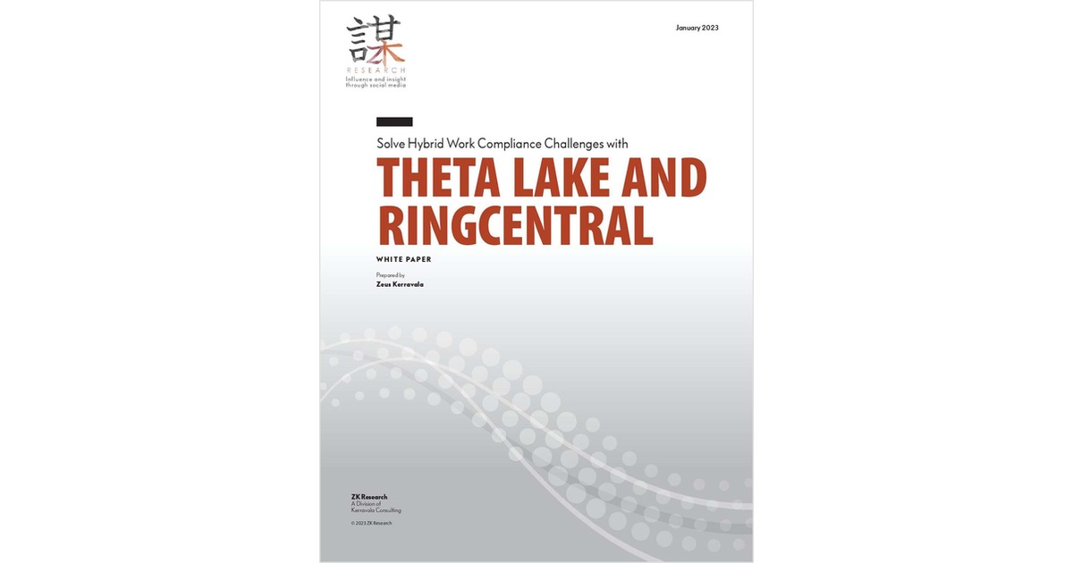 ZK Research: Solve Hybrid Work Compliance Challenges with Theta Lake ...