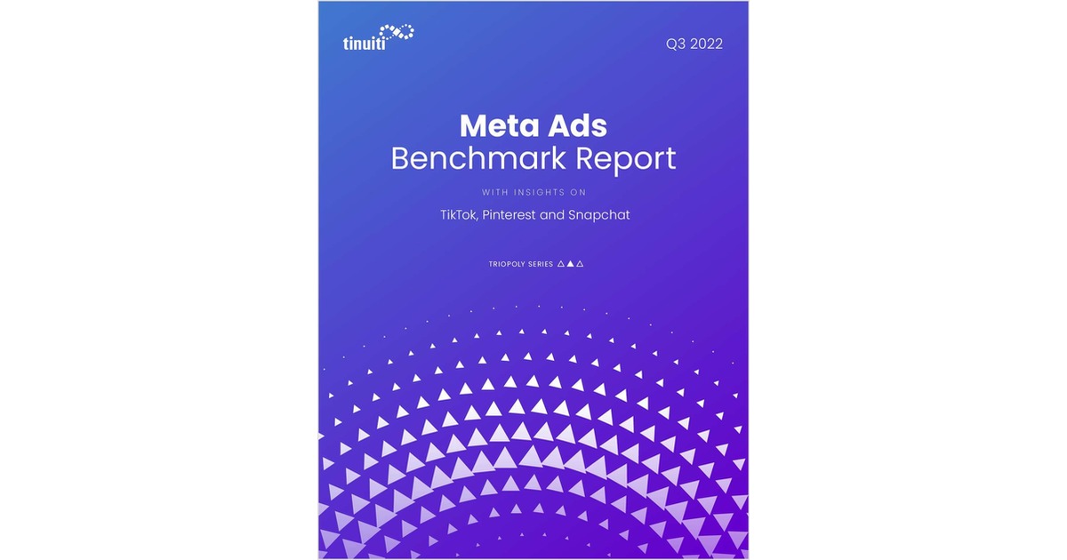 Meta Ads Benchmark Report Q3 2022 Free Report