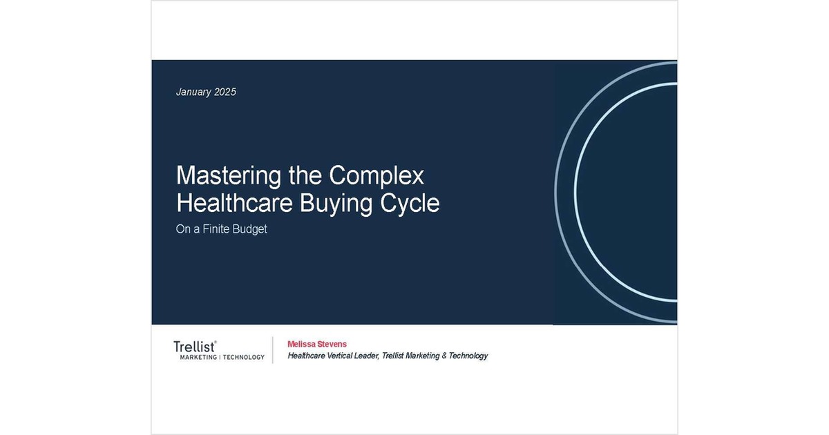 Mastering the Complex Healthcare Buying Cycle on a Finite Budget, Free ...