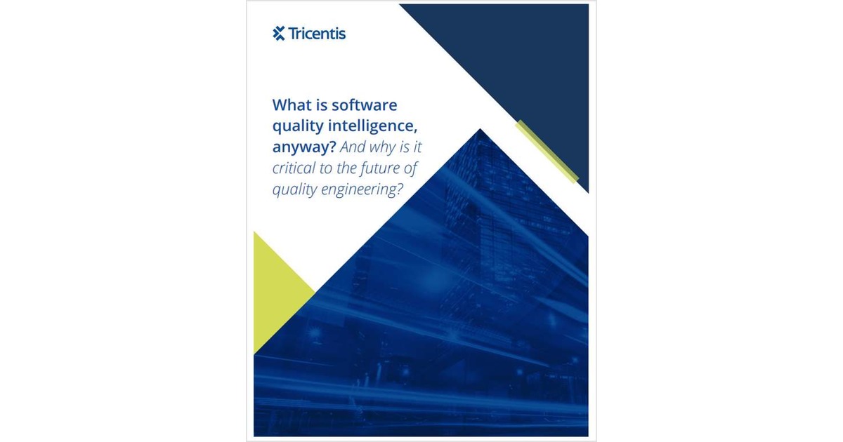 What is software quality intelligence, anyway? Free White Paper