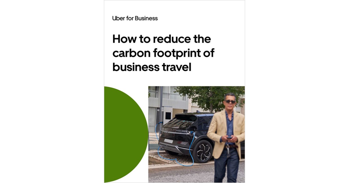 How to Reduce the Carbon Footprint of Business Travel Free eBook