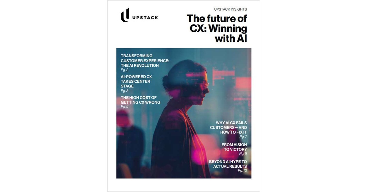 The future of CX: Winning with AI Free White Paper