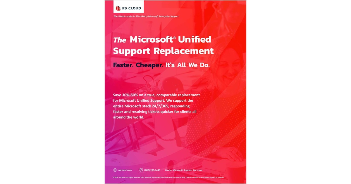Replace Microsoft Unified Support in 2025: Fast Facts, Free US Cloud Cheat Sheet