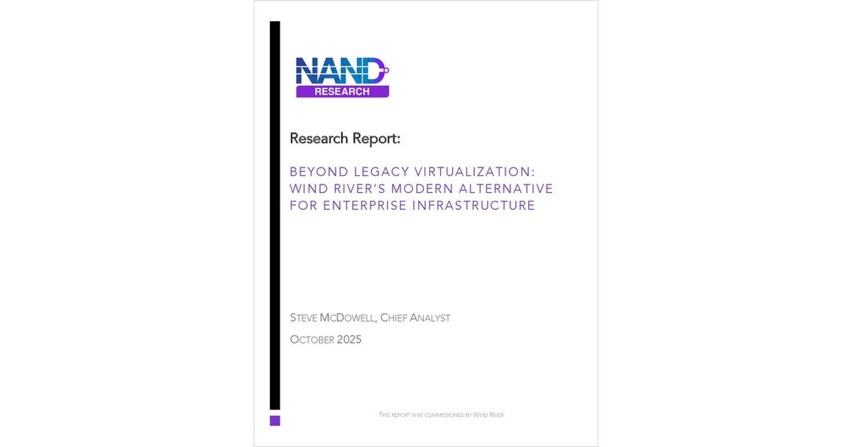 Beyond Legacy Virtualization: Wind River's Modern Alternative for ...