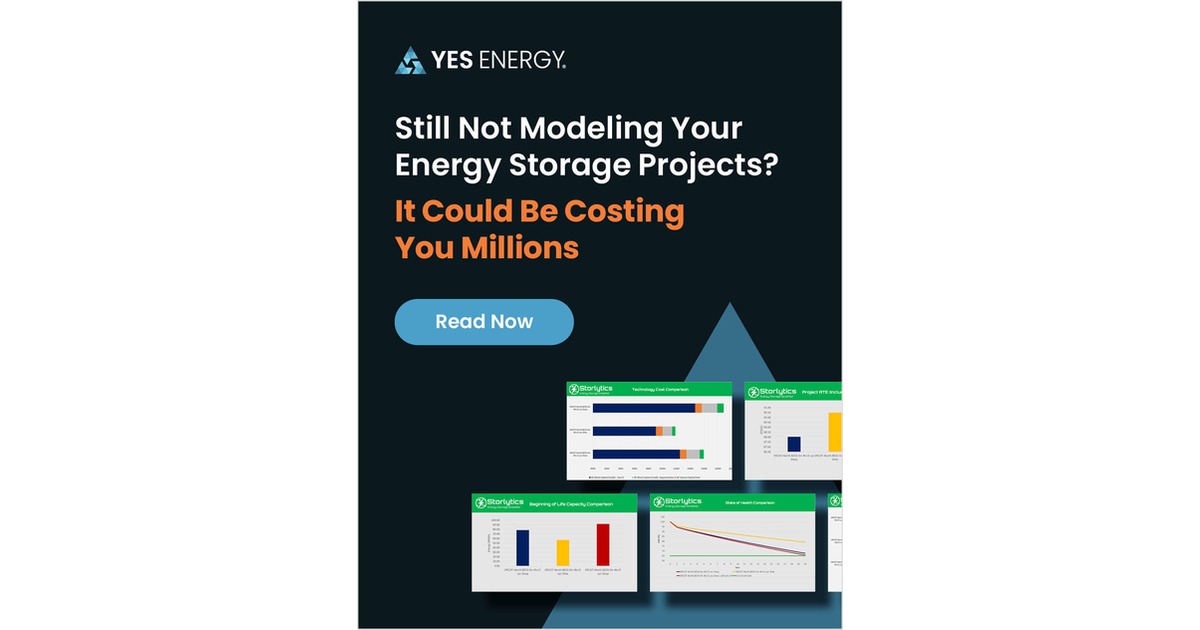 Still Not Modeling Your Energy Storage Projects? It Could Be Costing ...